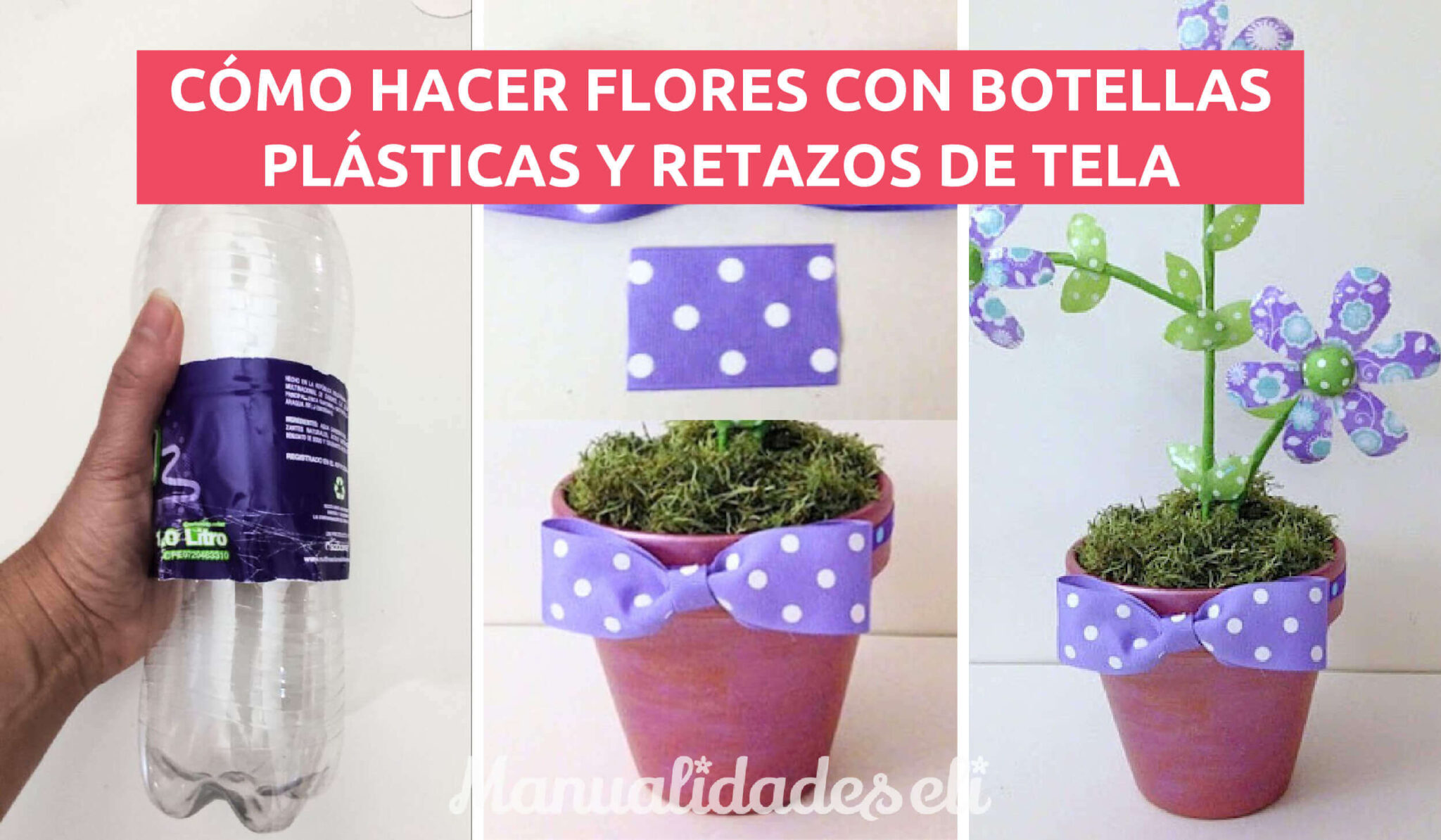 Mira Las Flores Que Puedes Hacer Con Material Reciclado.