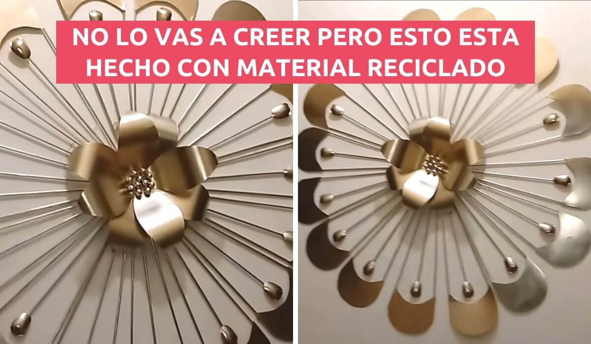 CON CARTÓN Y CUCHARAS PODRÁS HACER UN ADORNO ELEGANTE PARA DECORAR LA ...