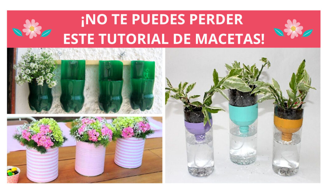 ¡No Te Puedes Perder Estas 13 Ideas De Hermosas Macetas Hechas Con ...