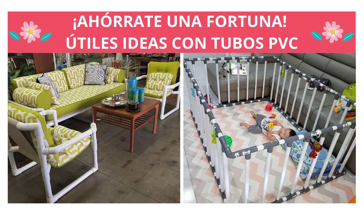¡ideas Con Tubos Pvc Que Pueden Ahorrarte Una Fortuna Manualidades Eli
