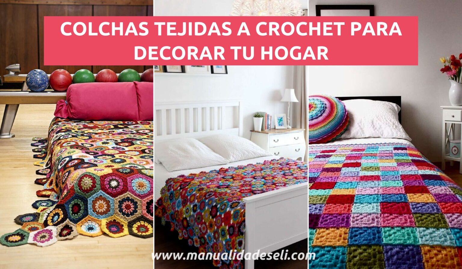 Mira Estas 13 Ideas De Hermosas Y Decorativas Colchas Tejidas A Crochet ...
