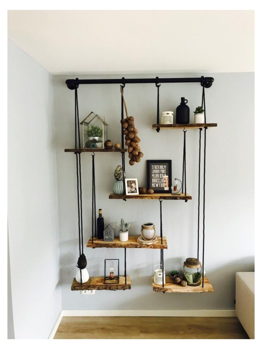 Repisas Decorativas Que Puedes Hacer Tú Misma Utilizando Tablas Y ...