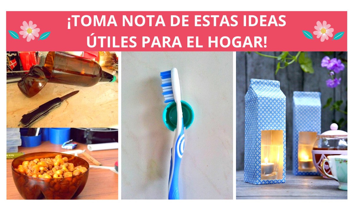 Toma Nota De Estas 13 Ideas Útiles Para Tu Hogar Con Material Reciclado ...