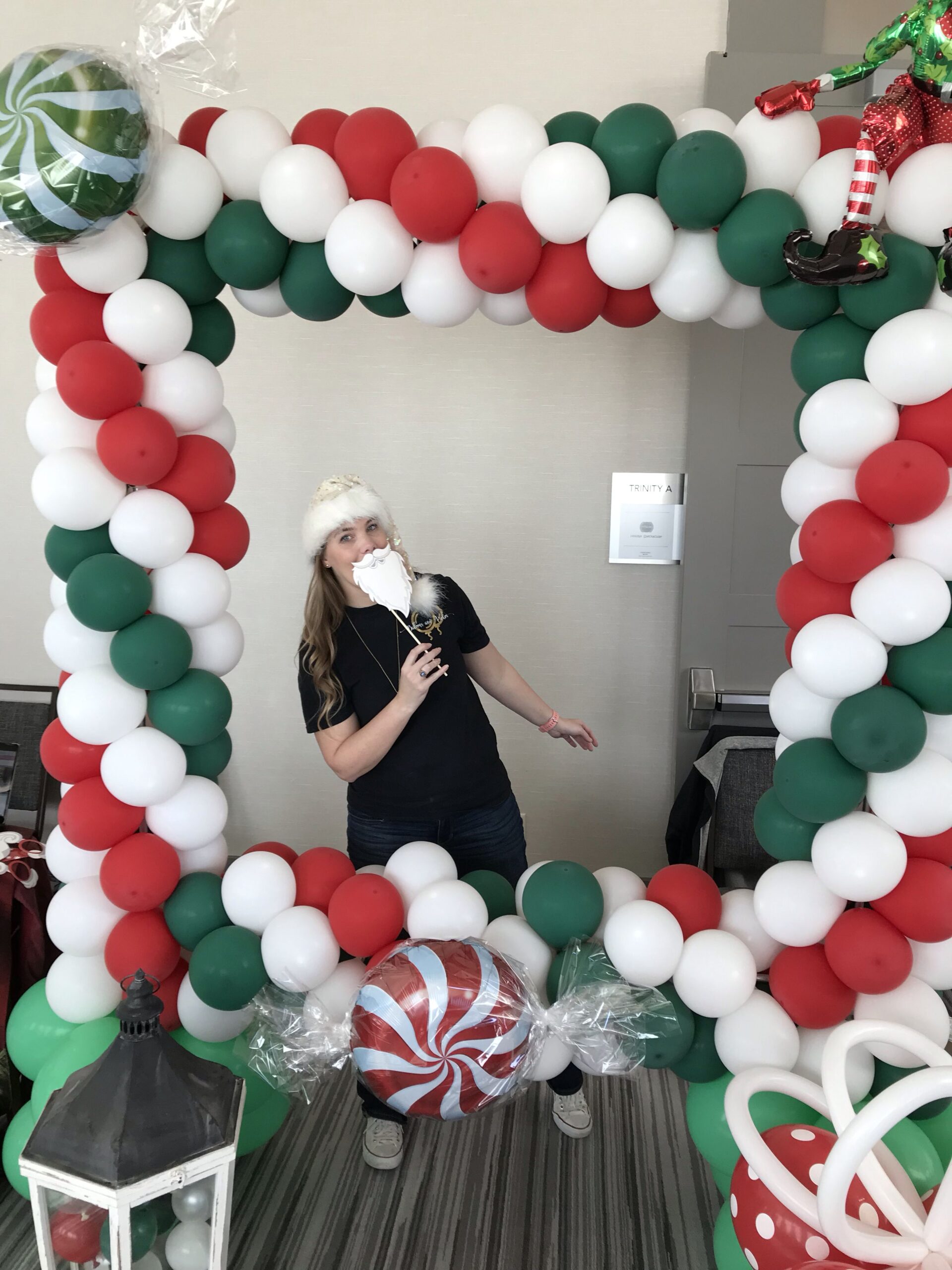 Asombrosas Decoraciones Navideñas Para Fiestas Con Globos ...