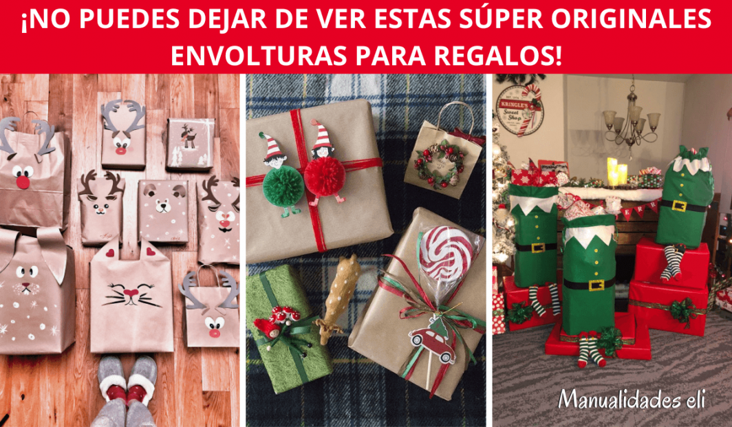 Envolturas De Regalos Navideños Muy Originales Que Te Sorprenderán