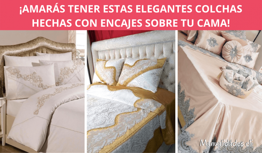 Elegante Ropa De Cama Con Encajes Para Decorar Tu Habitación
