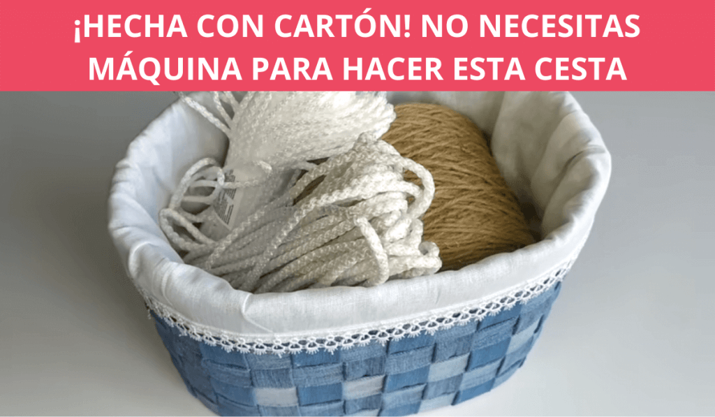 Aprende Cómo Hacer Una Mini Cesta Organizadora Con Tan Solo Cartón