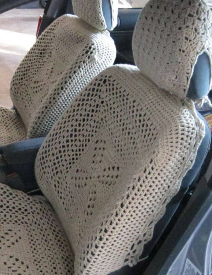 Tu Coche Se Verá Hermosísimo Con Estas Fundas Hechas A Crochet