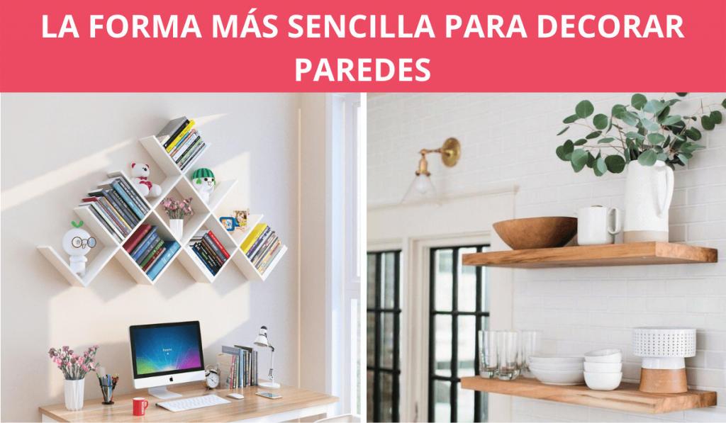 Ideas De Cómo Decorar Paredes Con Repisas | Manualidades eli