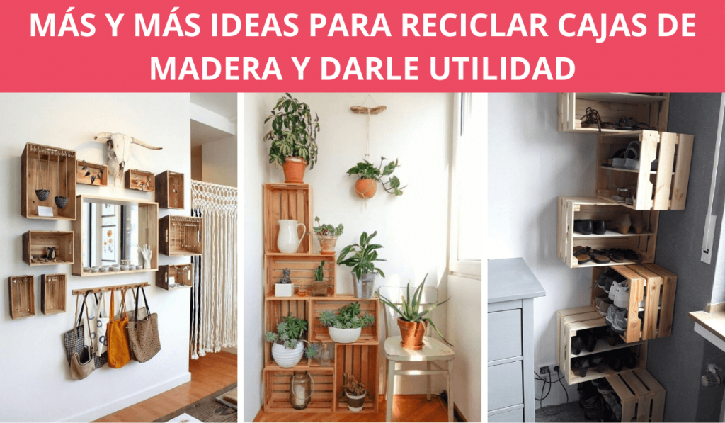 Estas son las razones por lo que debes reciclar cajas de madera