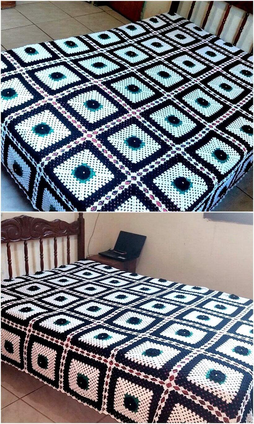 15 Ideas de colchas hechas a crochet | Manualidades eli