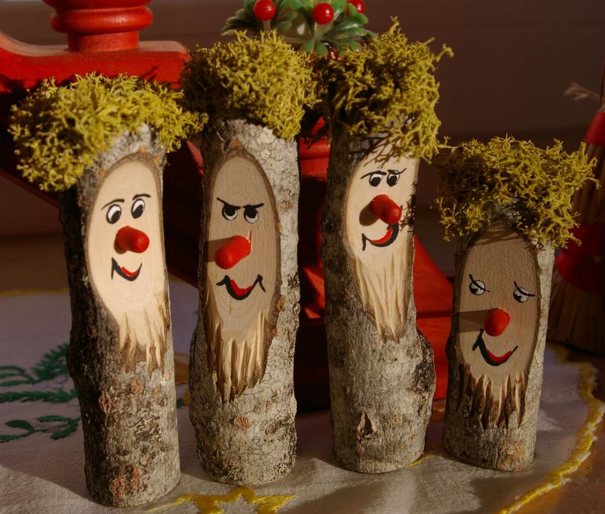 Con troncos y ramas podrás hacer bellas decoraciones para el hogar