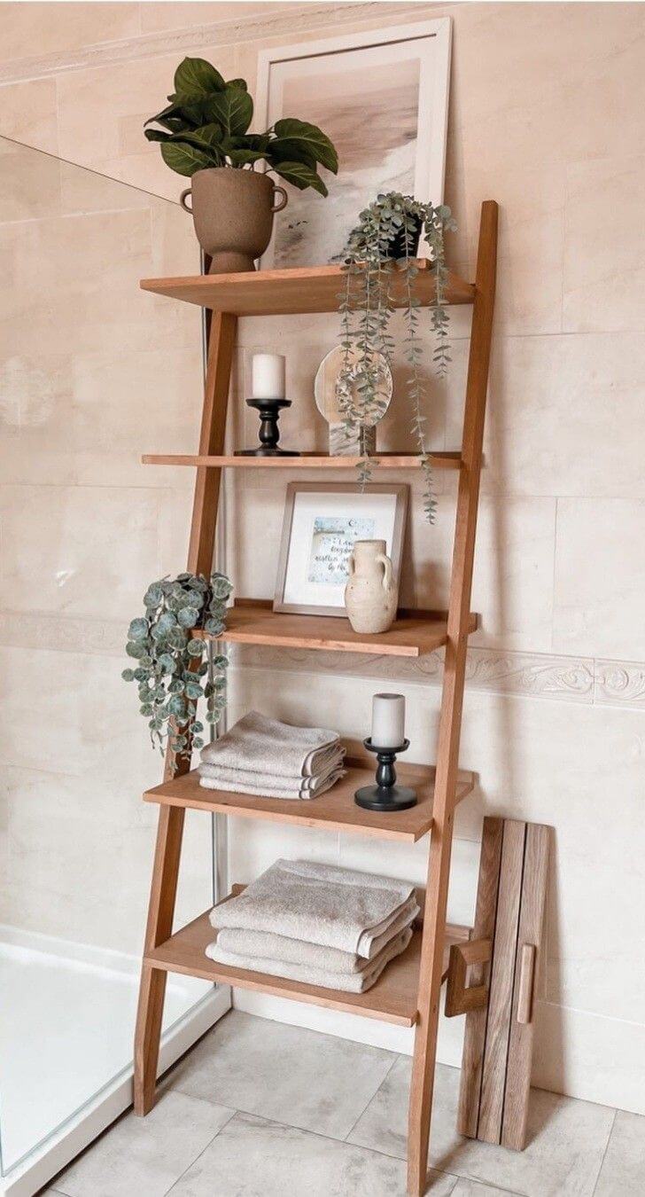 16 Ingeniosas ideas de repisas para baños que puedes hacer tú misma