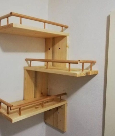 Repisas fáciles de hacer que podrás colocar en cualquier rincón de la casa