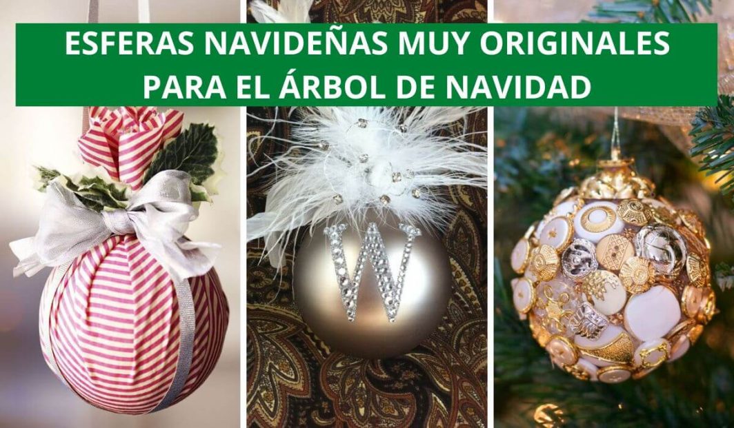 16 Ideas para decorar esferas navideñas de forma original