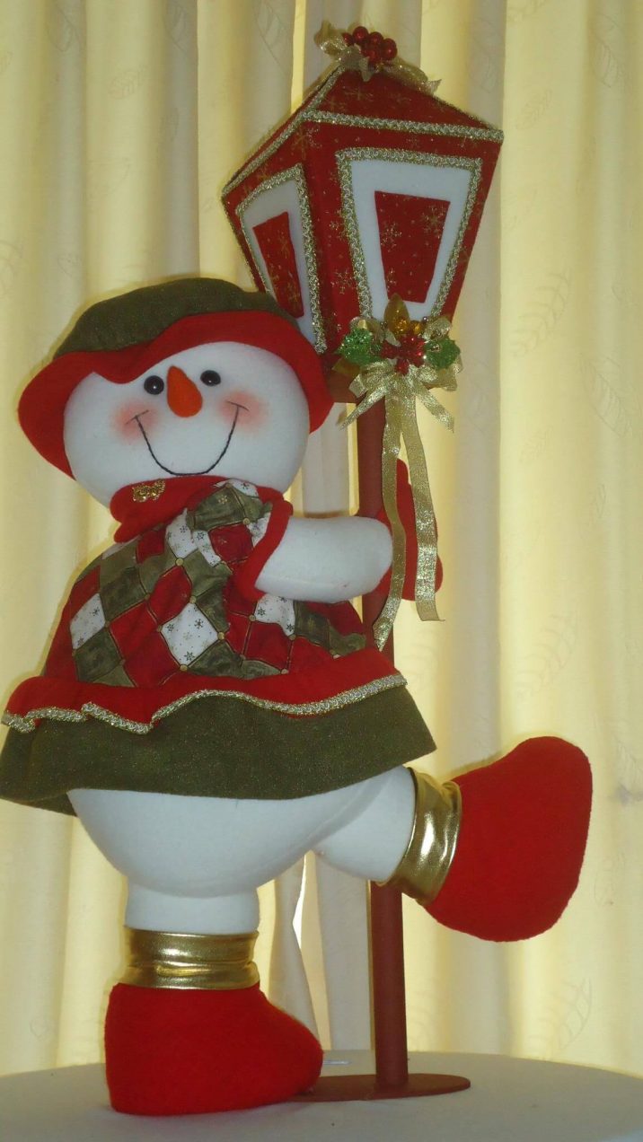 Ideas De Decoraciones Navideñas Con Muñecos De Nieve