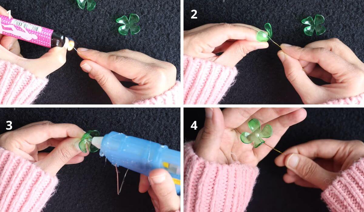 La mejor forma de hacer una flor con botella plástica en un 2 x 3