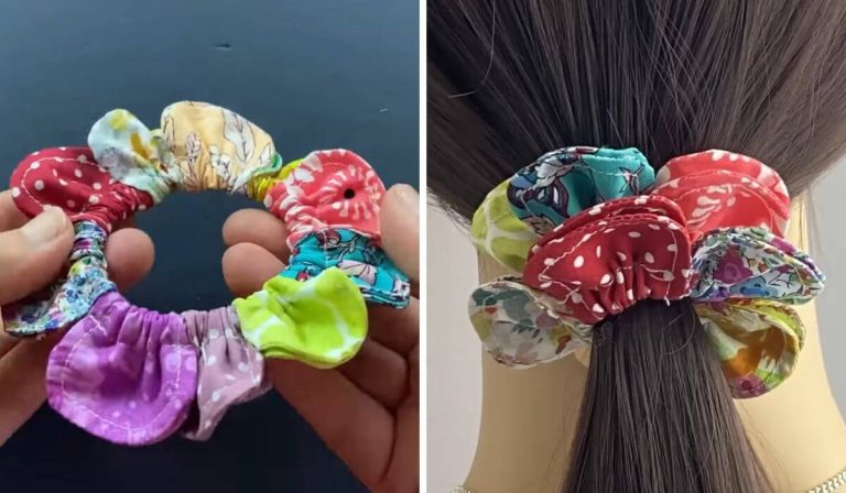 ¡No Tires Los Retazos De Tela! Haz Lindas Colas Para El Cabello