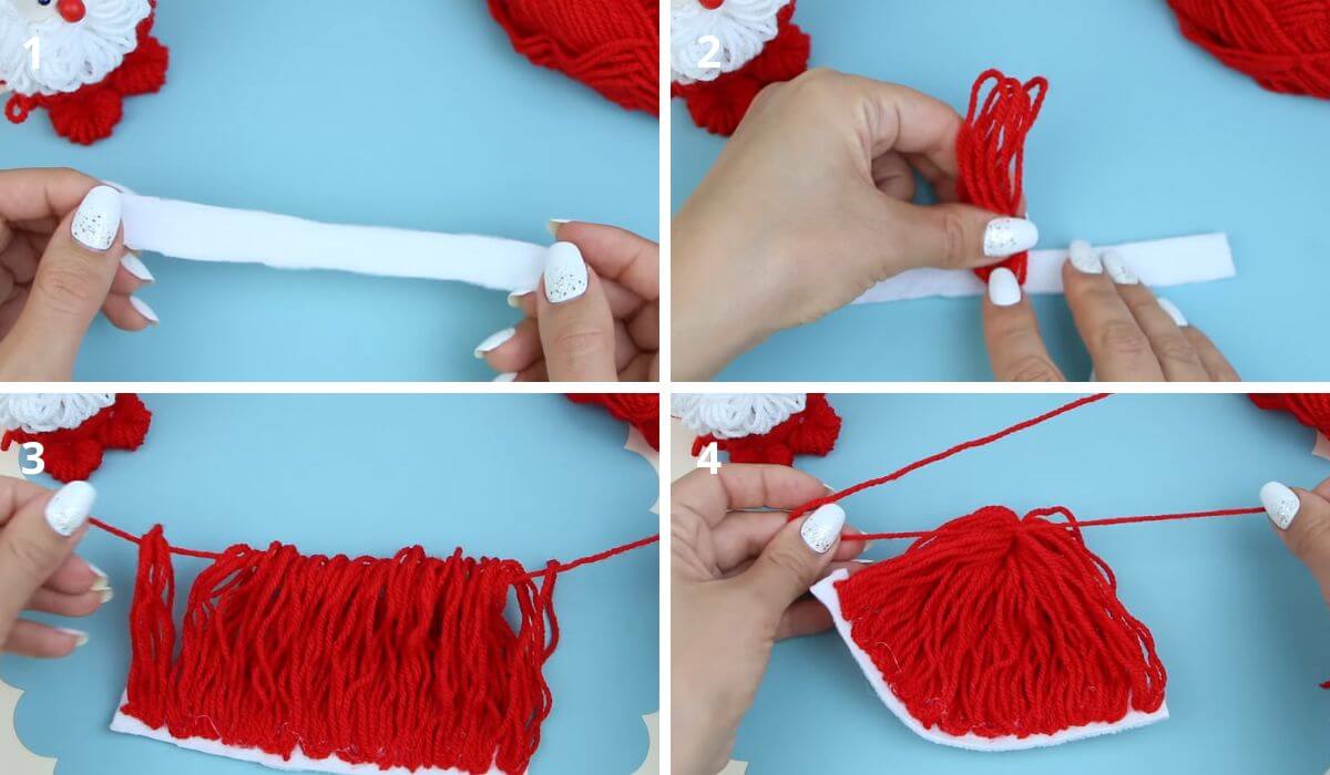 Paso A Paso Para Hacer Un Papá Noel Con Un Tubo De Cartón