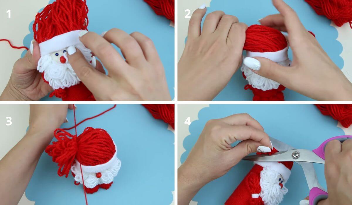 Paso A Paso Para Hacer Un Papá Noel Con Un Tubo De Cartón