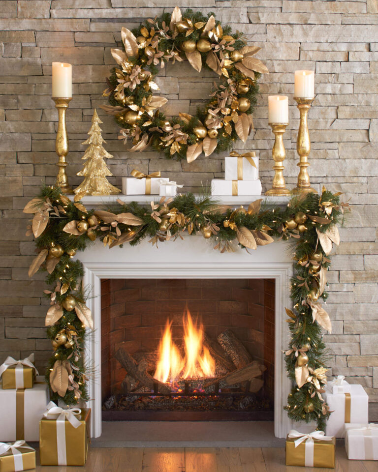 Cómo Decorar Chimeneas en Navidad. ¡Espectaculares 15 Ideas!
