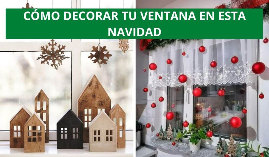 Aprende Con Éstas Ideas Cómo Decorar Tus Ventanas En Navidad
