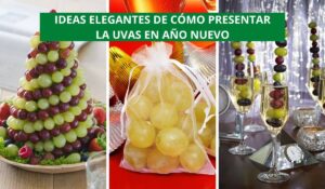 13 Ideas de Decoración Para Presentar Las Uvas en año Nuevo