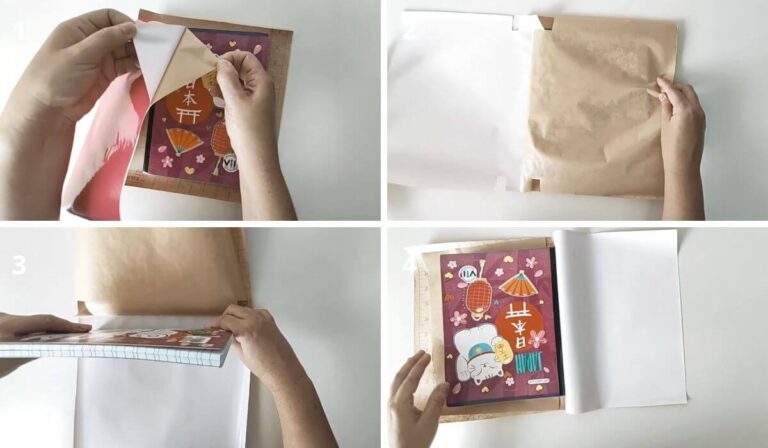 ¡FÁCIL! CÓMO FORRAR CUADERNOS O LIBRETAS ESCOLARES CON ESTE PASO A PASO ...