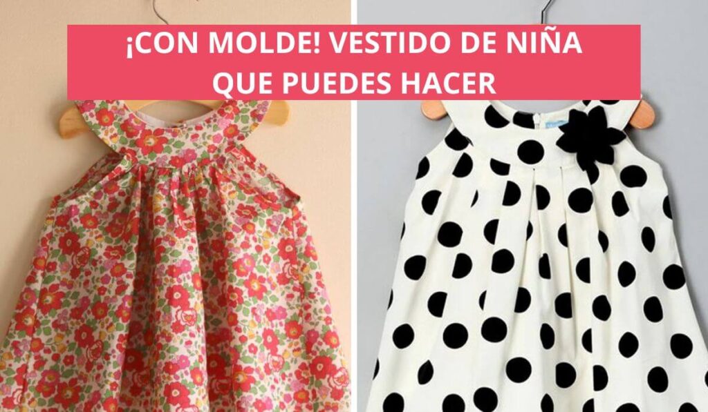 NO NECESITAS SER EXPERTA PARA HACER ÉSTE VESTIDO DE NIÑA (VIENE CON ...