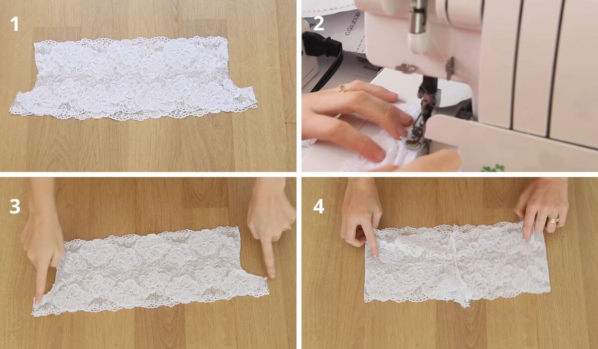 PUEDES HACER ROPA INTERIOR DE ENCAJE PARA DAMA EN MENOS DE 5 MINUTOS ...