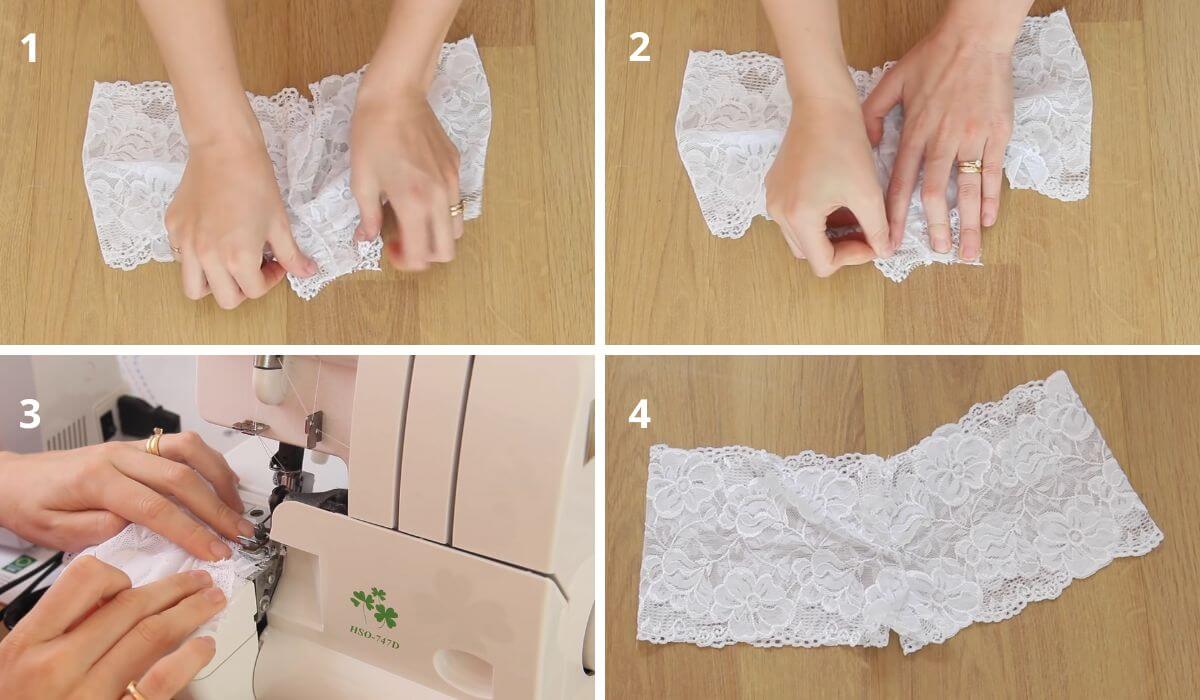 PUEDES HACER ROPA INTERIOR DE ENCAJE PARA DAMA EN MENOS DE 5 MINUTOS ...