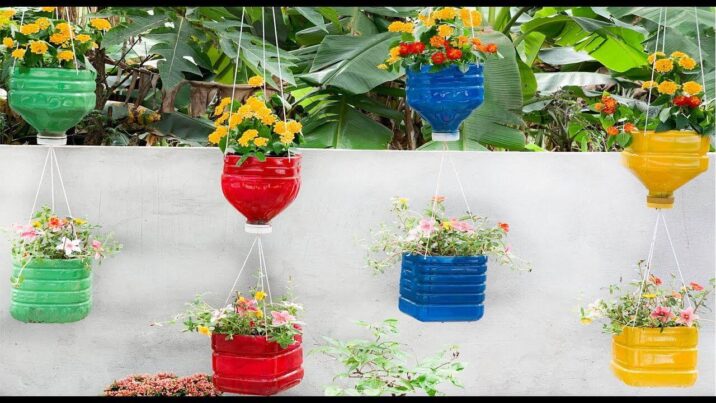 15 Ideas De Macetas Hechas Con Botellas PET Que Enamoran