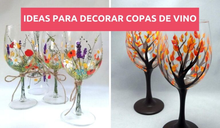 15 Ideas Para Decorar Copas De Vino De Forma Original