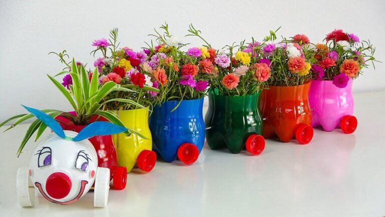 15 Ideas De Macetas Hechas Con Botellas PET Que Enamoran