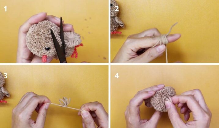 CÓMO HACER UN POLLITO PARA NIÑOS CON HILO DE LANA