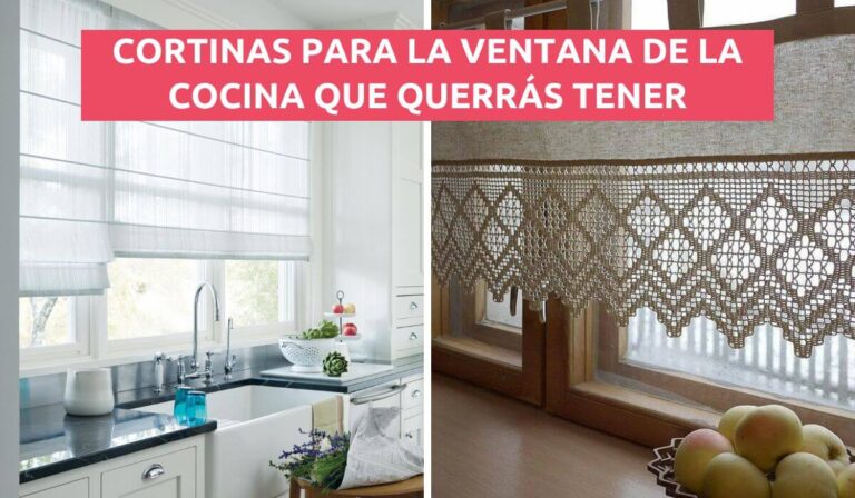 TE GUSTARÁN ÉSTAS IDEAS DE CORTINAS PARA LA VENTANA DE LA COCINA ...