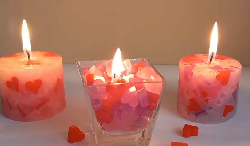APRENDE CÓMO HACER VELAS ROMÁNTICAS PARA DECORAR EN EL DÍA DE SAN ...
