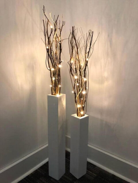 ¡RAMAS SECAS! UTILÍZALAS PARA HACER HERMOSAS DECORACIONES PARA TU HOGAR ...