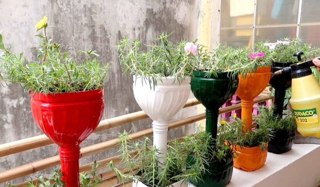 UTILIZA BOTELLAS PLÁSTICAS RECICLABLES Y HAZ BELLÍSIMAS MACETAS PARA ...