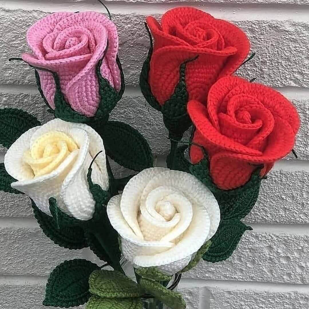 BELLÍSIMAS FLORES TEJIDAS A CROCHET QUE QUERRÁS HACER DESDE YA ...