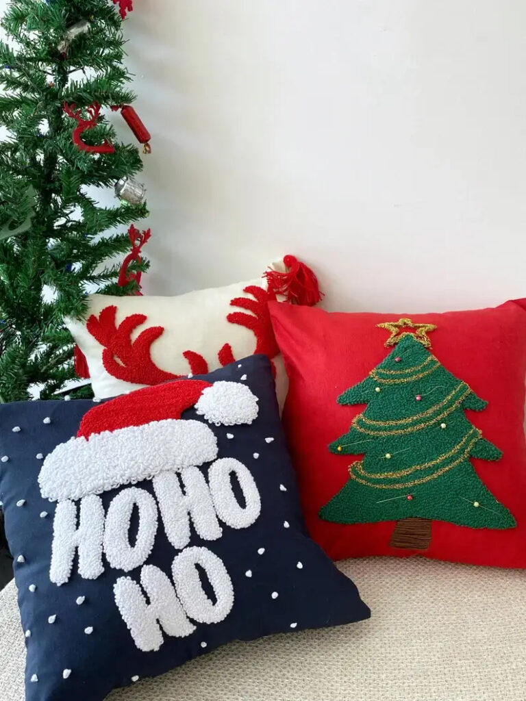 ¡WOW! LINDOS COJINES NAVIDEÑOS QUE QUERRÁS HACER DESDE YA PARA TU HOGAR ...