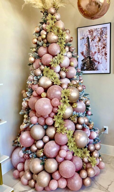 15 IDEAS DE ÁRBOLES DE NAVIDAD HECHOS CON GLOBOS QUE QUERRÁS HACER | Manualidades eli