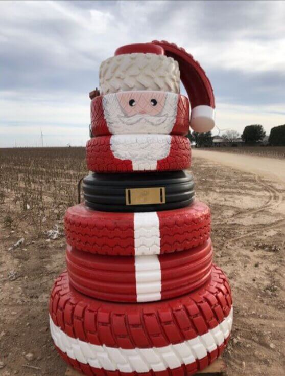 ¡NO LOS TIRES!. CON NEUMÁTICOS HAZ LINDOS ADORNOS NAVIDEÑOS ...
