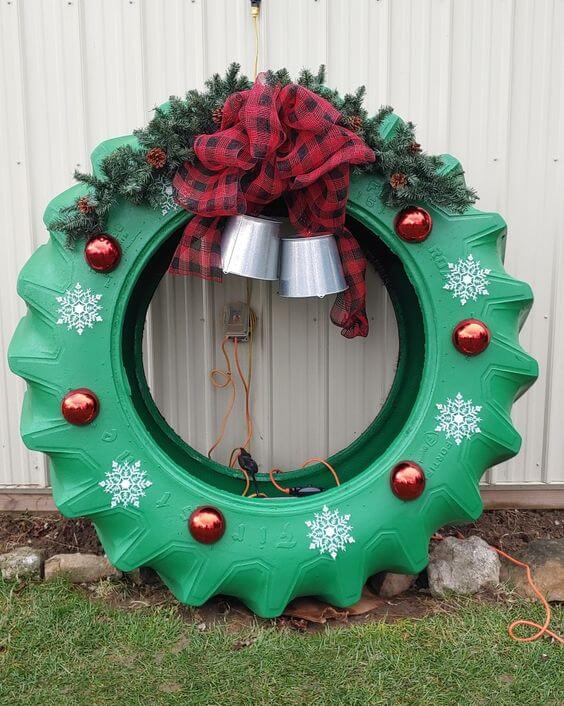 ¡NO LOS TIRES!. CON NEUMÁTICOS HAZ LINDOS ADORNOS NAVIDEÑOS ...