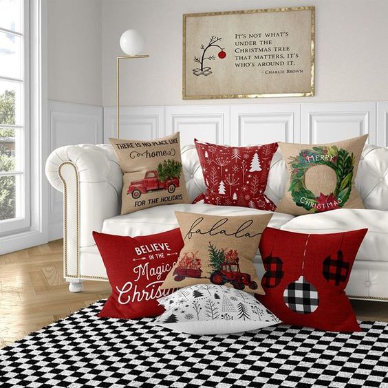 ¡WOW! LINDOS COJINES NAVIDEÑOS QUE QUERRÁS HACER DESDE YA PARA TU HOGAR ...
