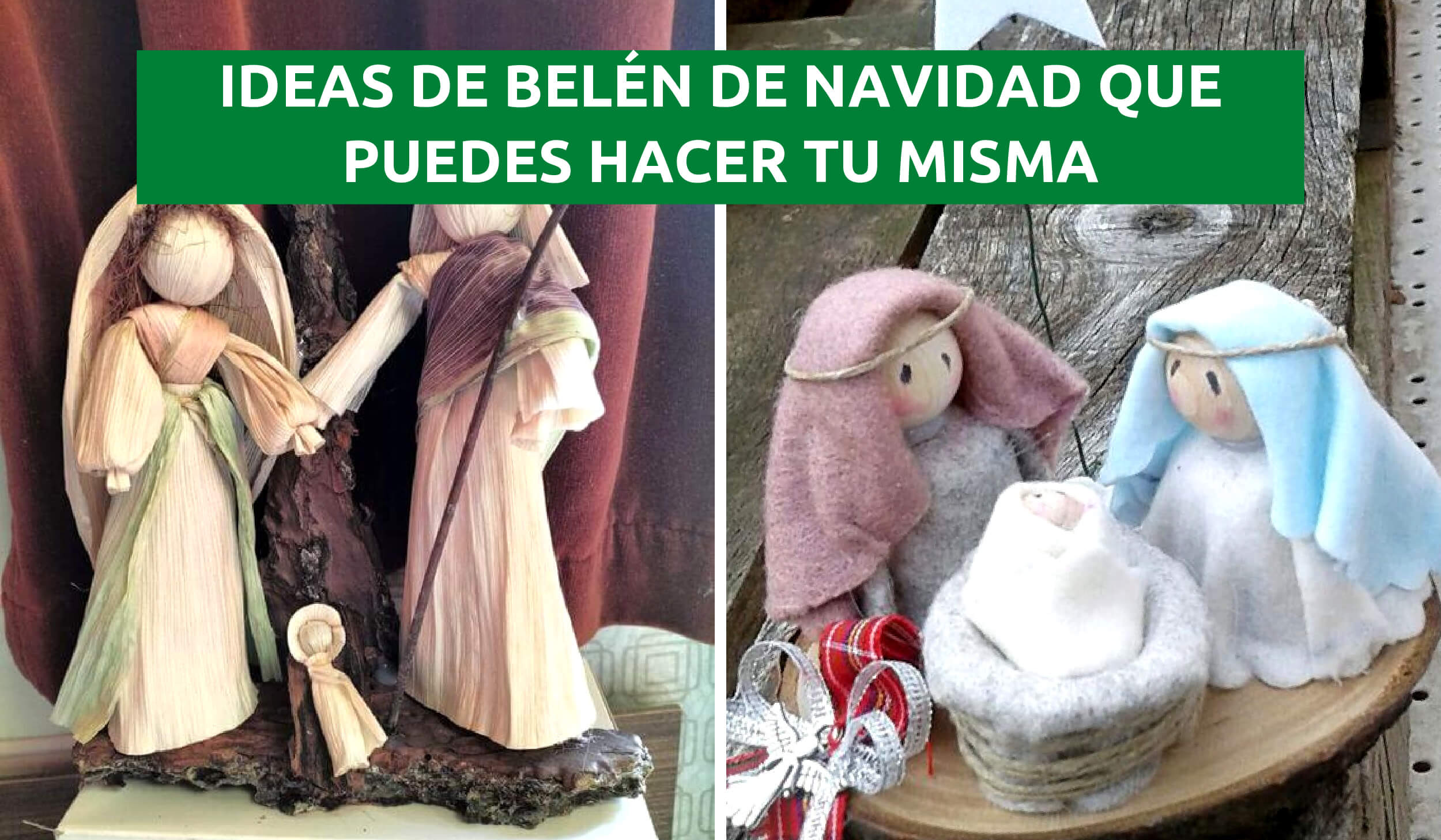 IDEAS PRECIOSAS DE BELÉN DE NAVIDAD QUE PUEDES HACER TU MISMA ...