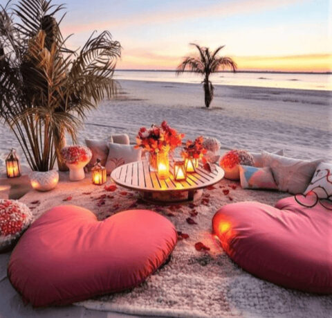 DECORACIÓN PARA UNA CENA ROMÁNTICA EL DÍA DE SAN VALENTÍN ...