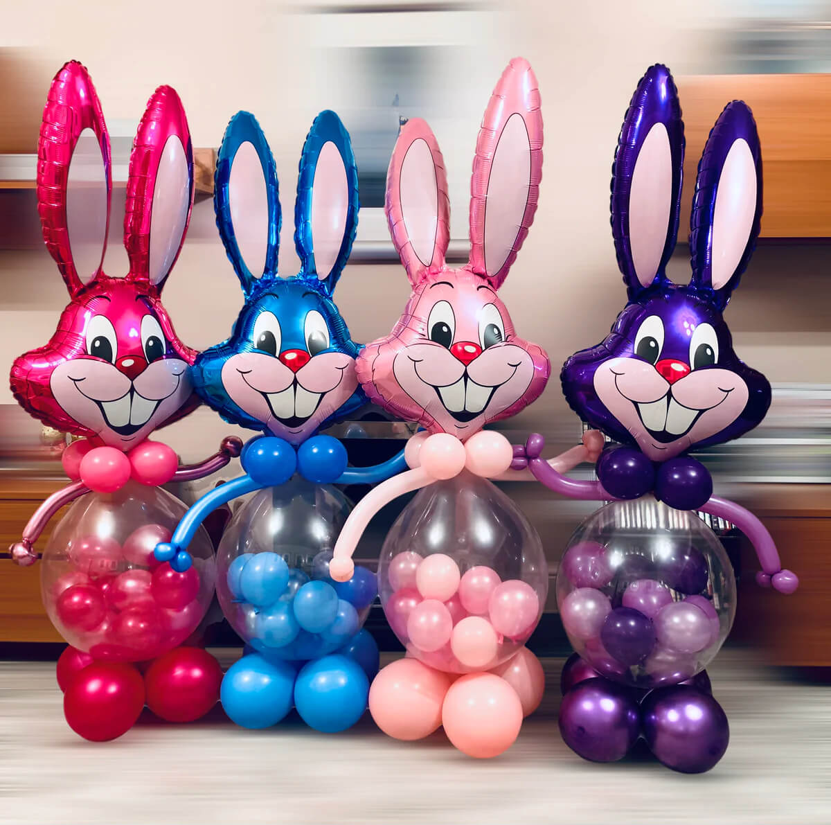 CÓMO DECORAR FIESTAS CON GLOBOS EN TEMPORADA DE PASCUA | Manualidades eli
