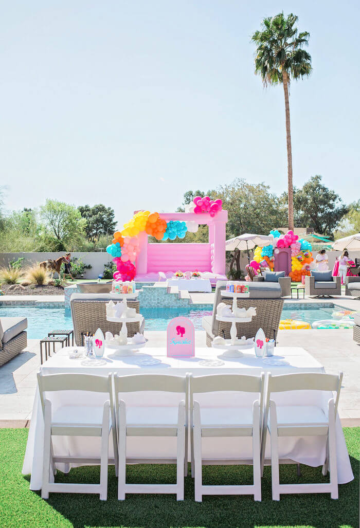 IDEAS DE CÓMO DECORAR UNA FIESTA CON TEMÁTICA DE BARBIE | Manualidades eli