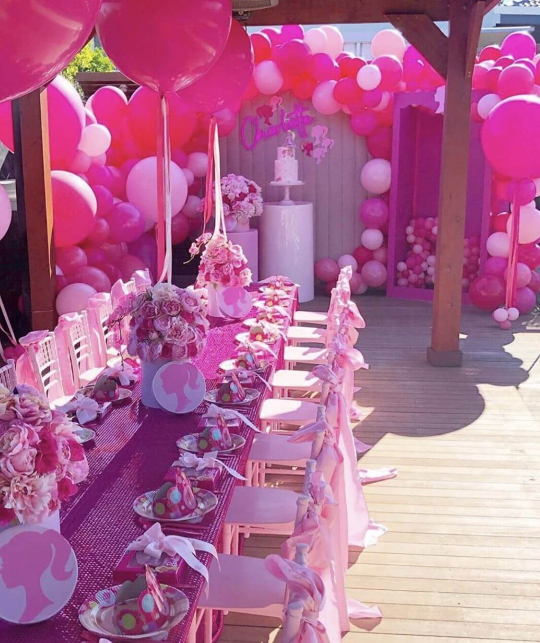 IDEAS DE CÓMO DECORAR UNA FIESTA CON TEMÁTICA DE BARBIE | Manualidades eli